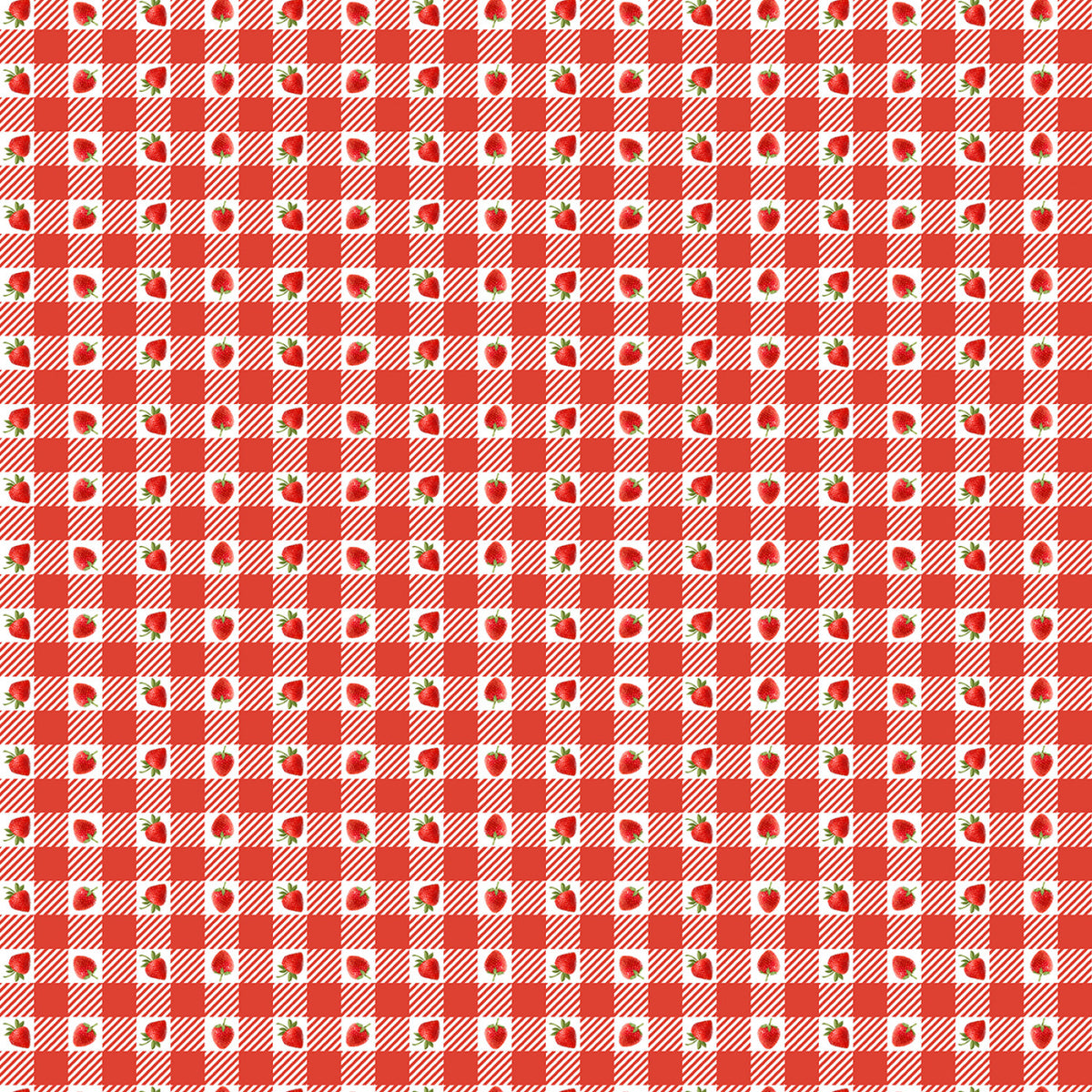 Strawberries on Plaid – Chandlers Cottage