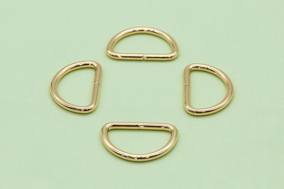 D Rings Gold - 4 pack – Chandlers Cottage
