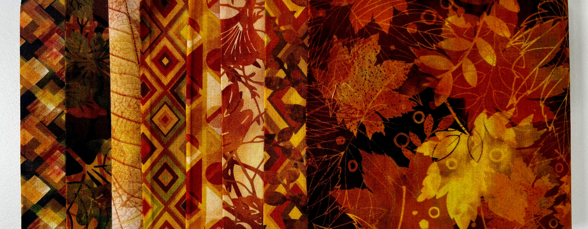 Falling Leaves Autumn Fabric Strip Pack – Chandlers Cottage