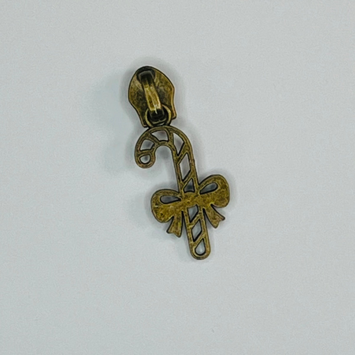 Brass Candy Cane Zipper Pull – Chandlers Cottage