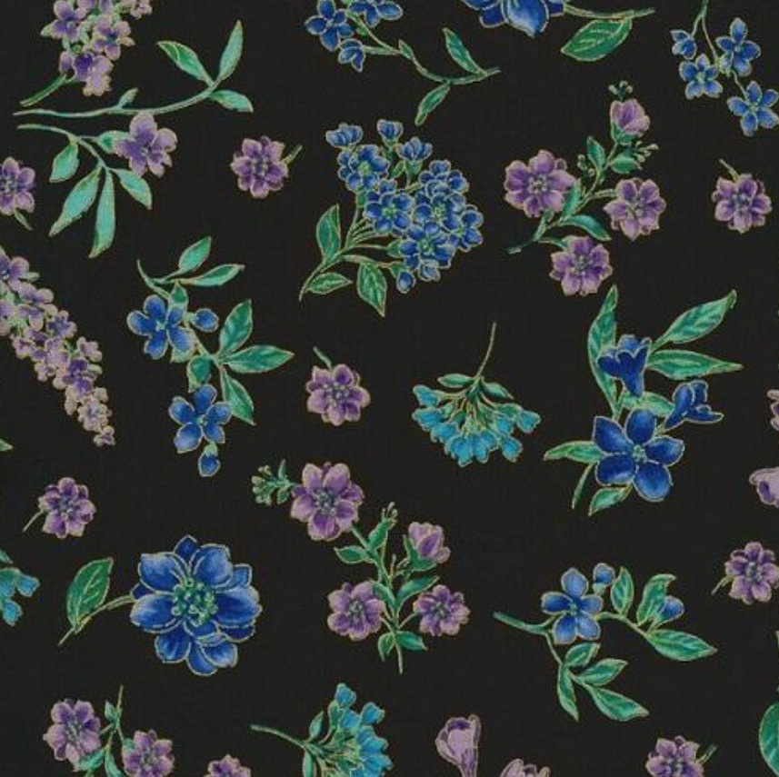 MM Opulent Floral DM10576-Blue-D – Chandlers Cottage